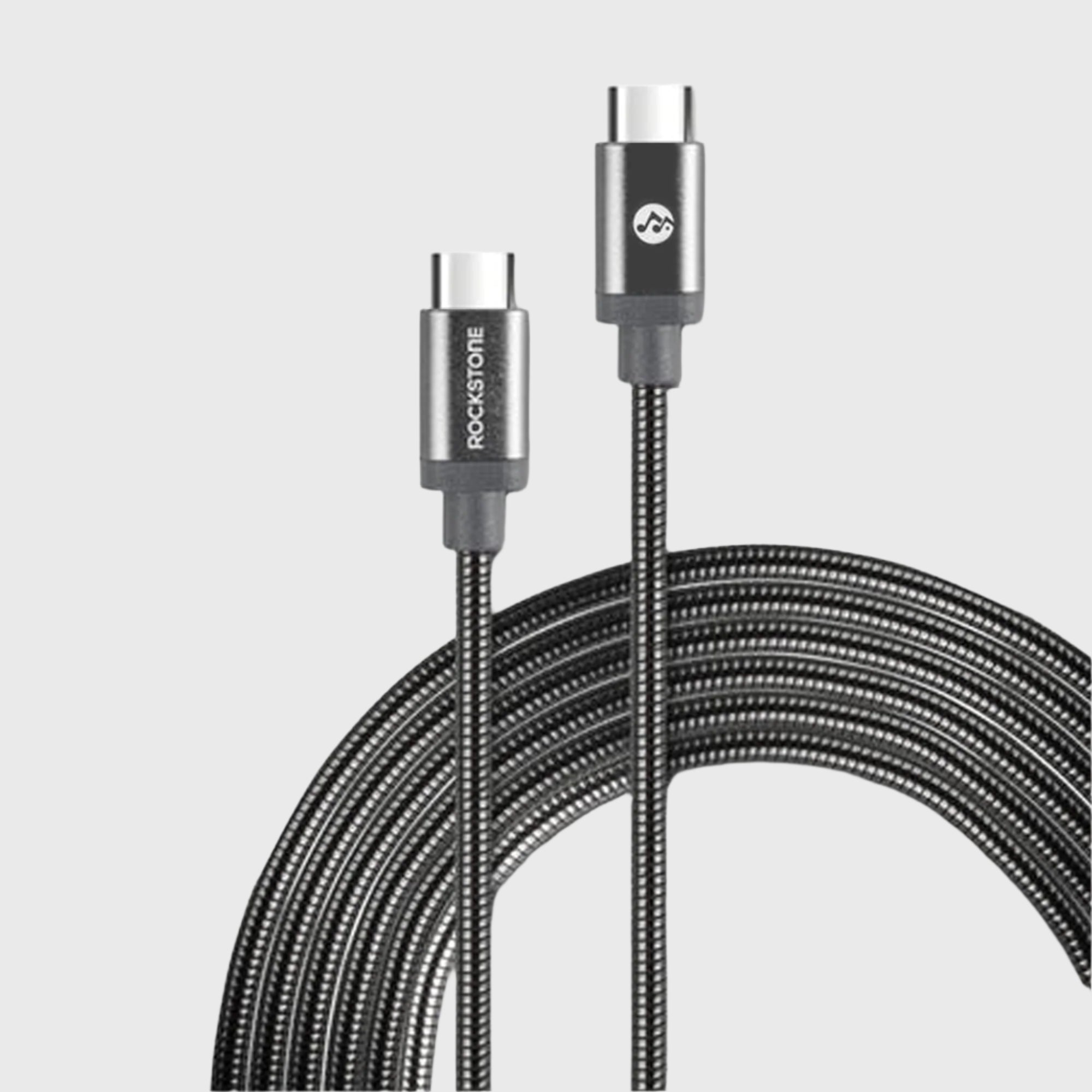 Pet-Proof Metal Braided USB-C to USB-C Cable – 2m Durable Fast Chargin ...