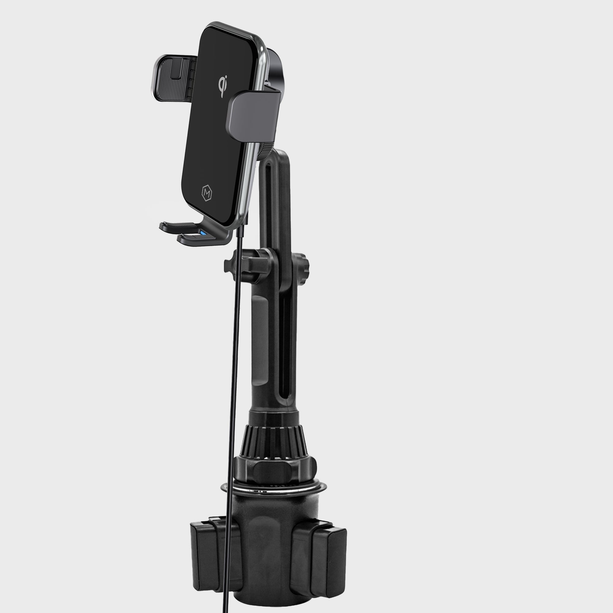 Auto Grip Fast Wireless Car Charger Cup Holder Phone Mount - Qi-Certif ...
