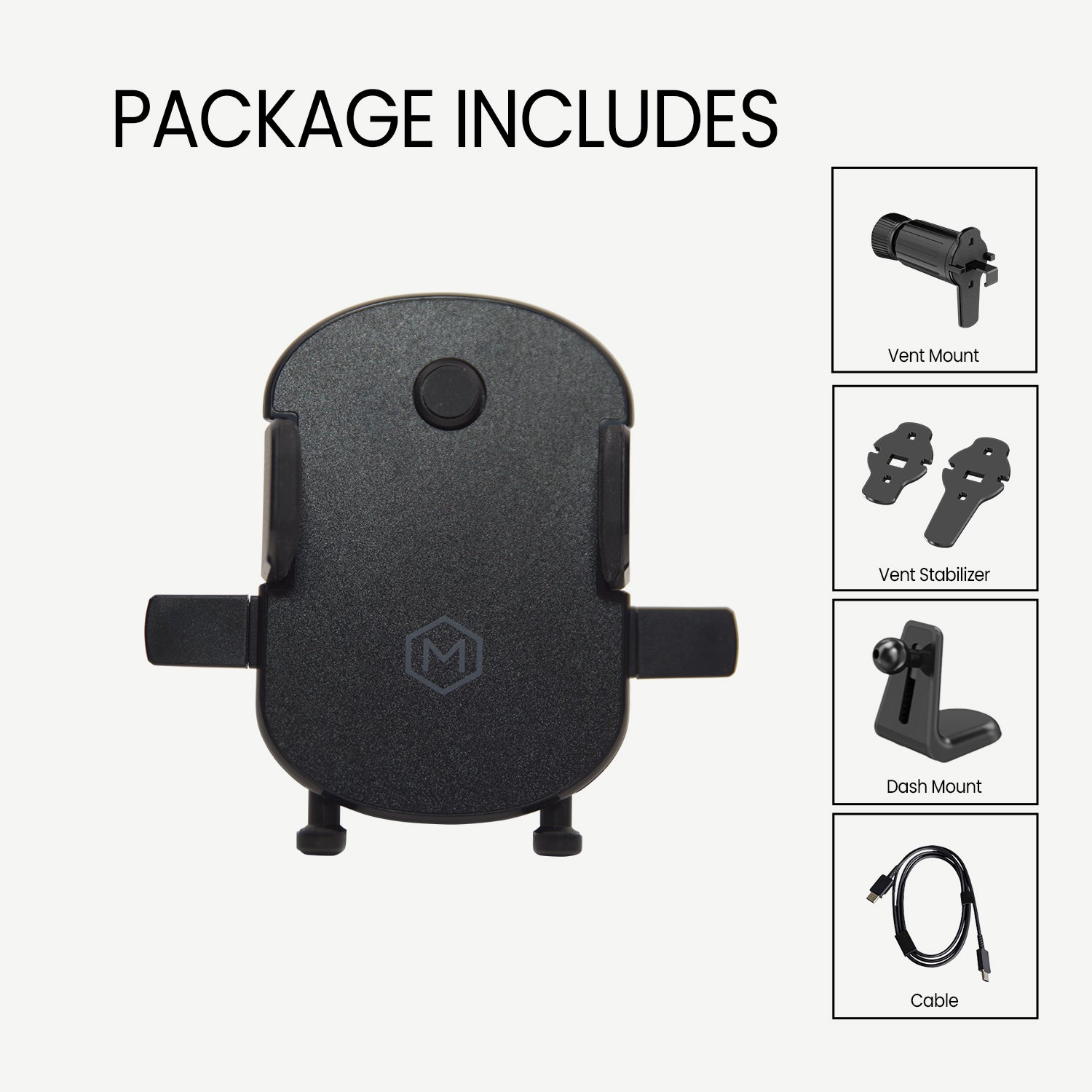 Grip Cradle Vent & Dash Car Mount | Mighty Mount