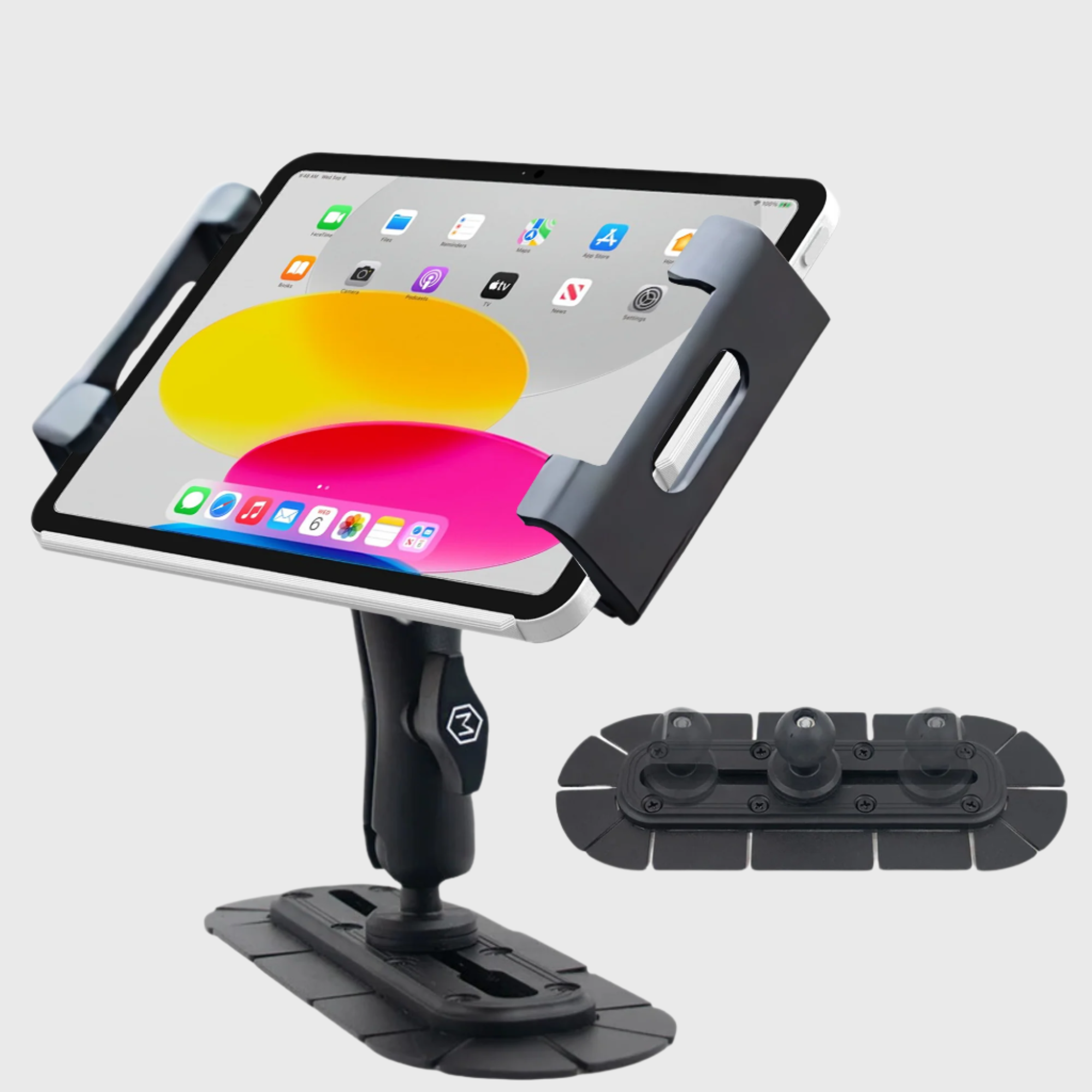 iPad Holder with Industrial VHB Adhesive Mount | Mighty Mount