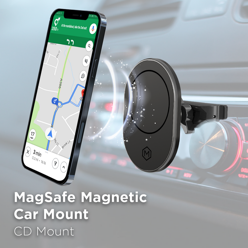 MagSafe Compatible Car CD Phone Mount | Mighty Mount