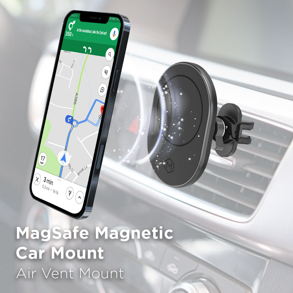 Magnetic Car Vent Mount with MagSafe | Mighty Mount