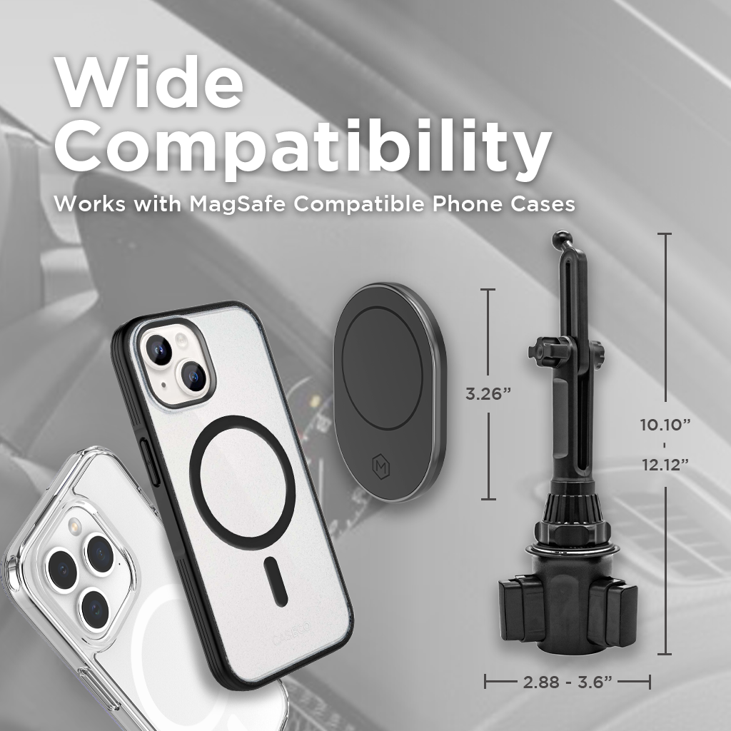 MagSafe Magnetic Cup Holder Phone Mount | Mighty Mount