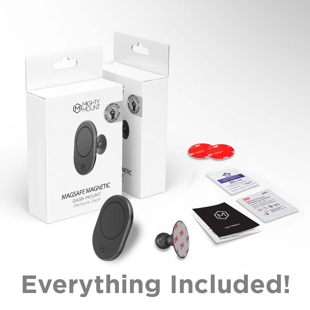 Magnetic Car Dashboard Mount Holder with MagSafe | Mighty Mount