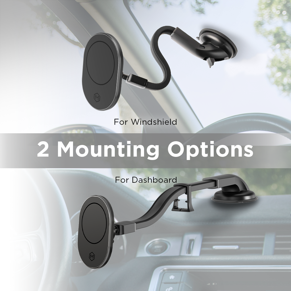 Magnetic Car Dash Mount with MagSafe | Mighty Mount