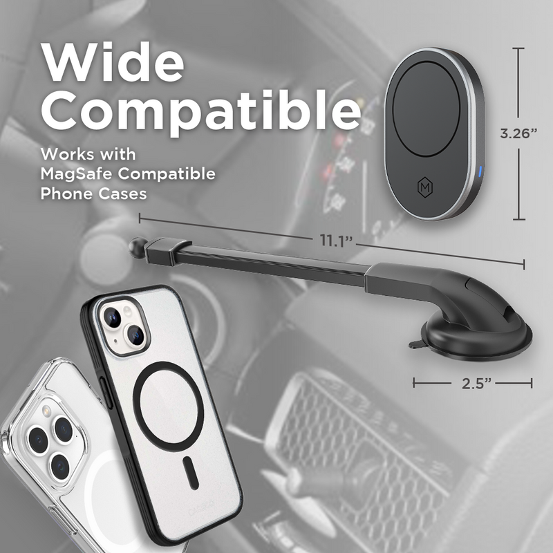 MagSafe Wireless Car Charger Dashboard Mount | Mighty Mount