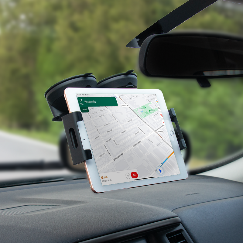Quick Lock Dual Suction Cup iPad Holder | Mighty Mount