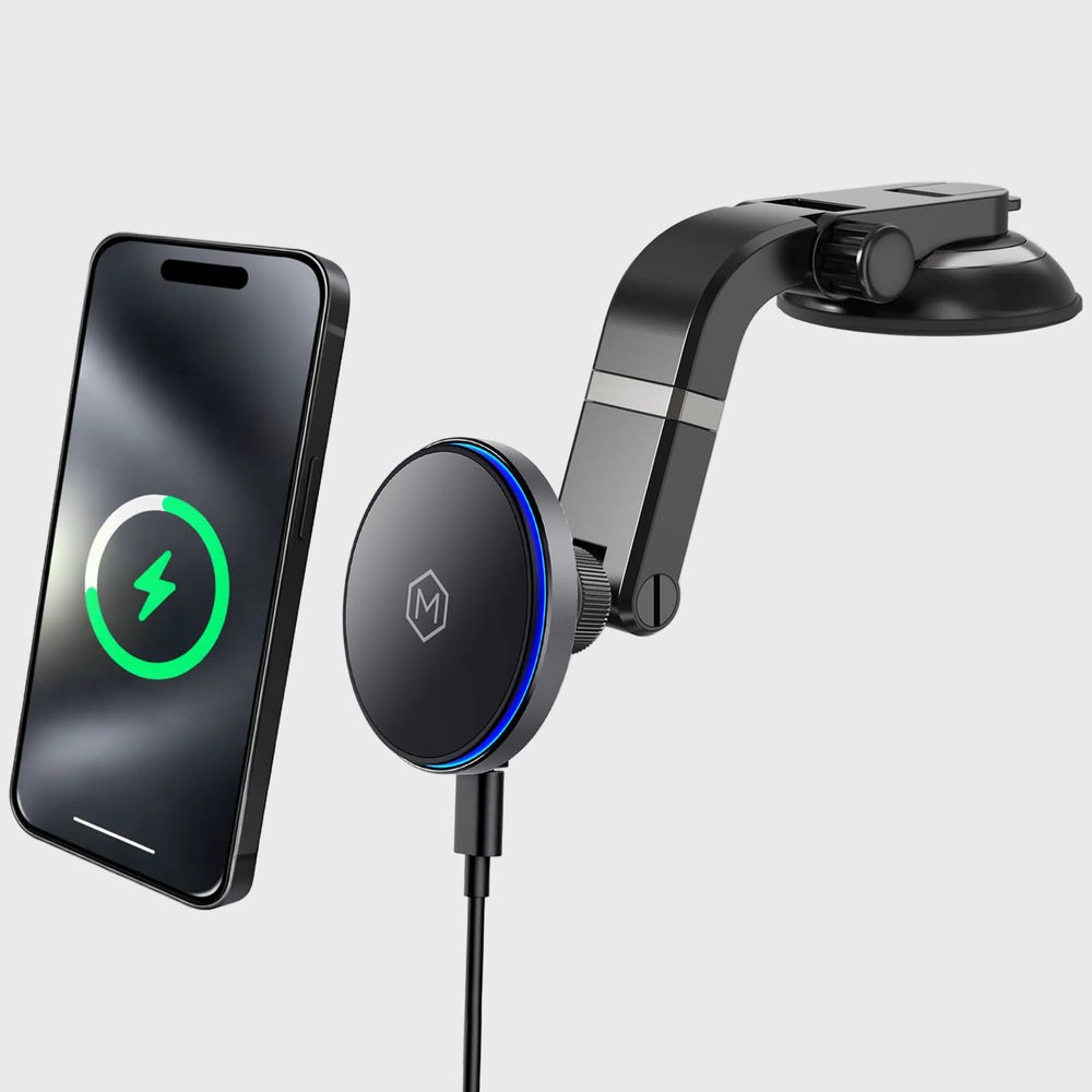 Mag Switch Qi2 Wireless Charger Multi-Angle Suction Car Mount for iPho ...