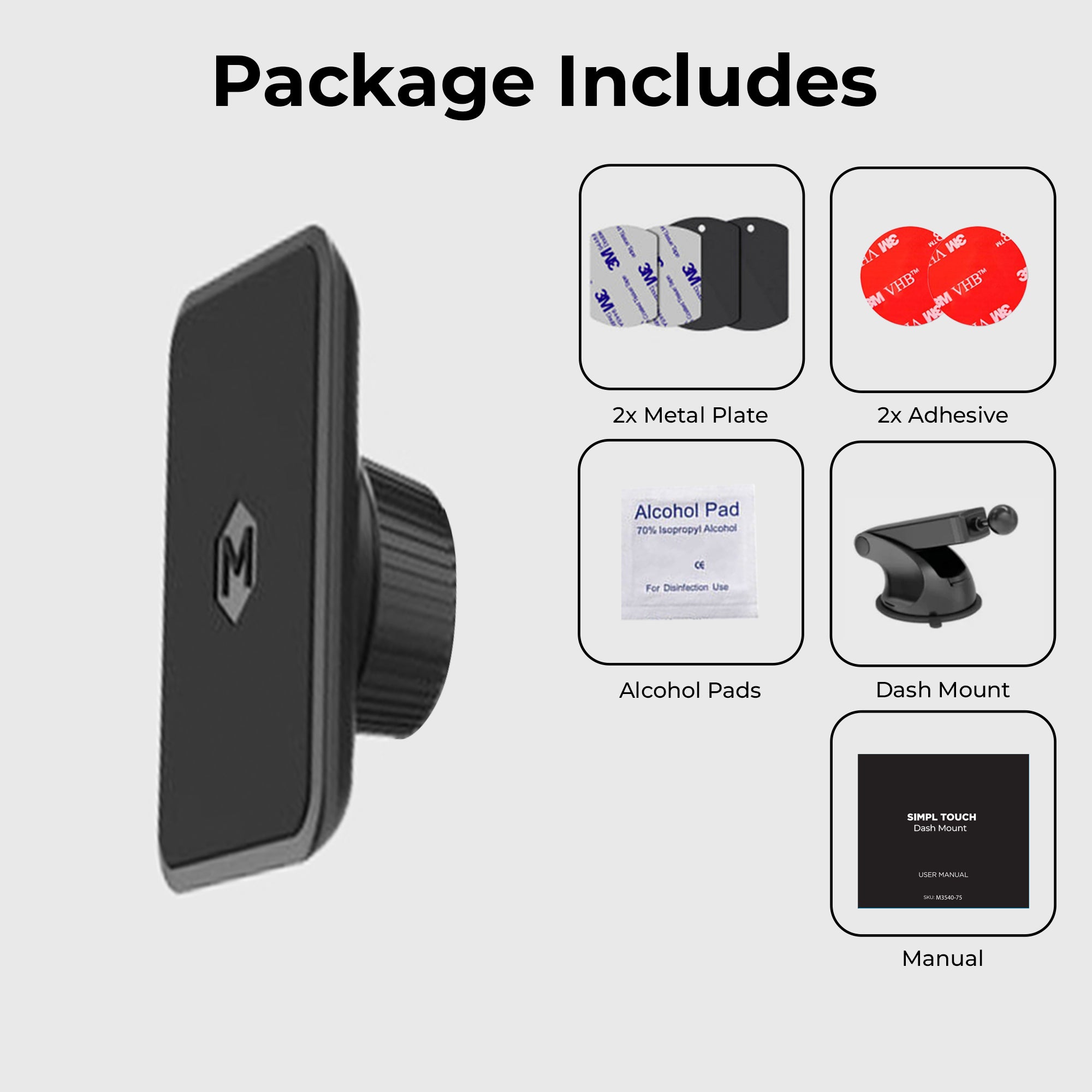 Simpl Touch Dashboard Mount | Mighty Mount