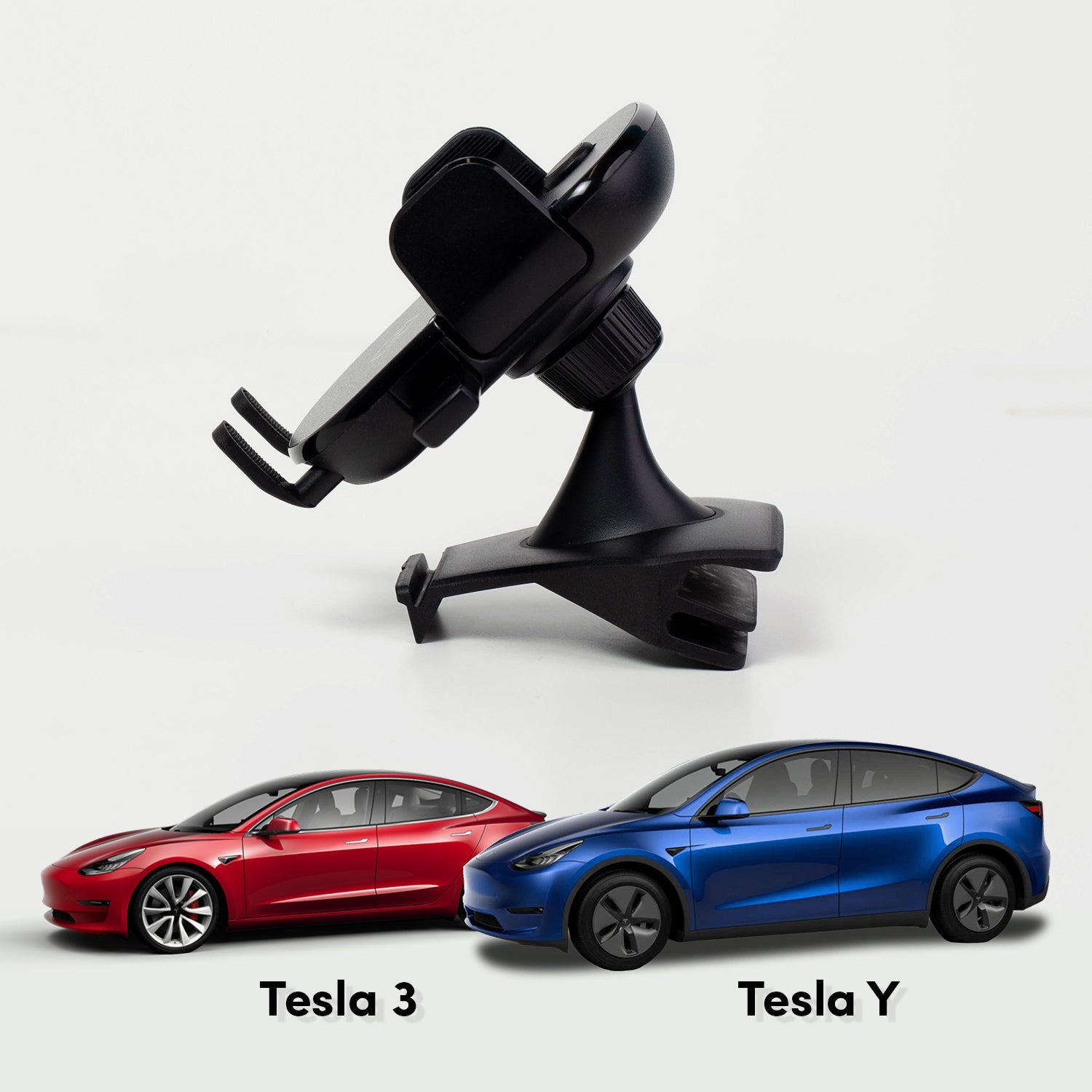Tesla Car Phone Mount For Model 3 and Y - Grip Cradle | Mighty...